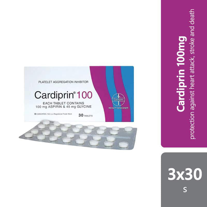 Cardiprin 100mg (3 x 30’s) | Shopee Malaysia