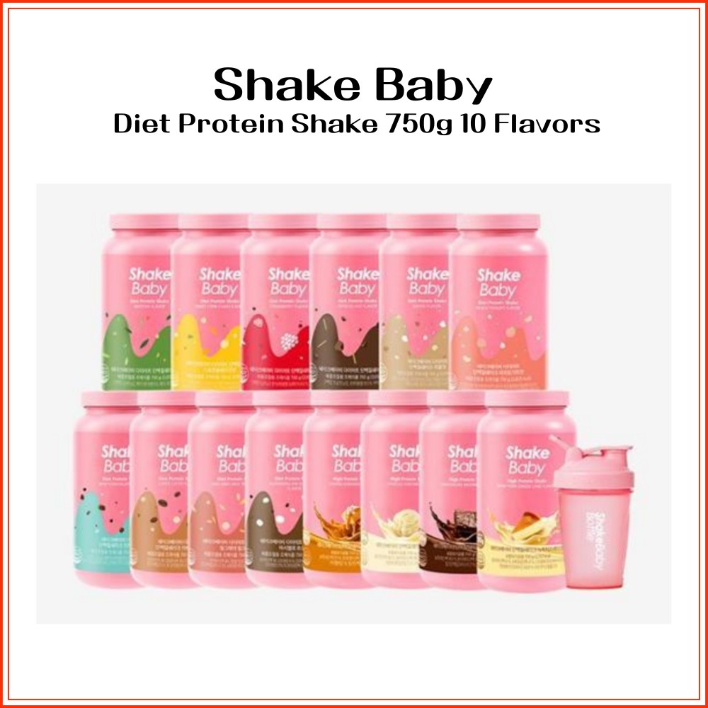 SHAKE BABY Protein Shake 10 Options 750g From KOREA | Shopee Malaysia