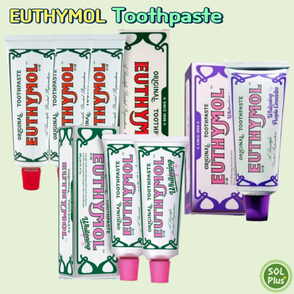 EUTHYMOL Whitening & Original Toothpaste 106g Classic Whitening Purple Corrector | Shopee Malaysia