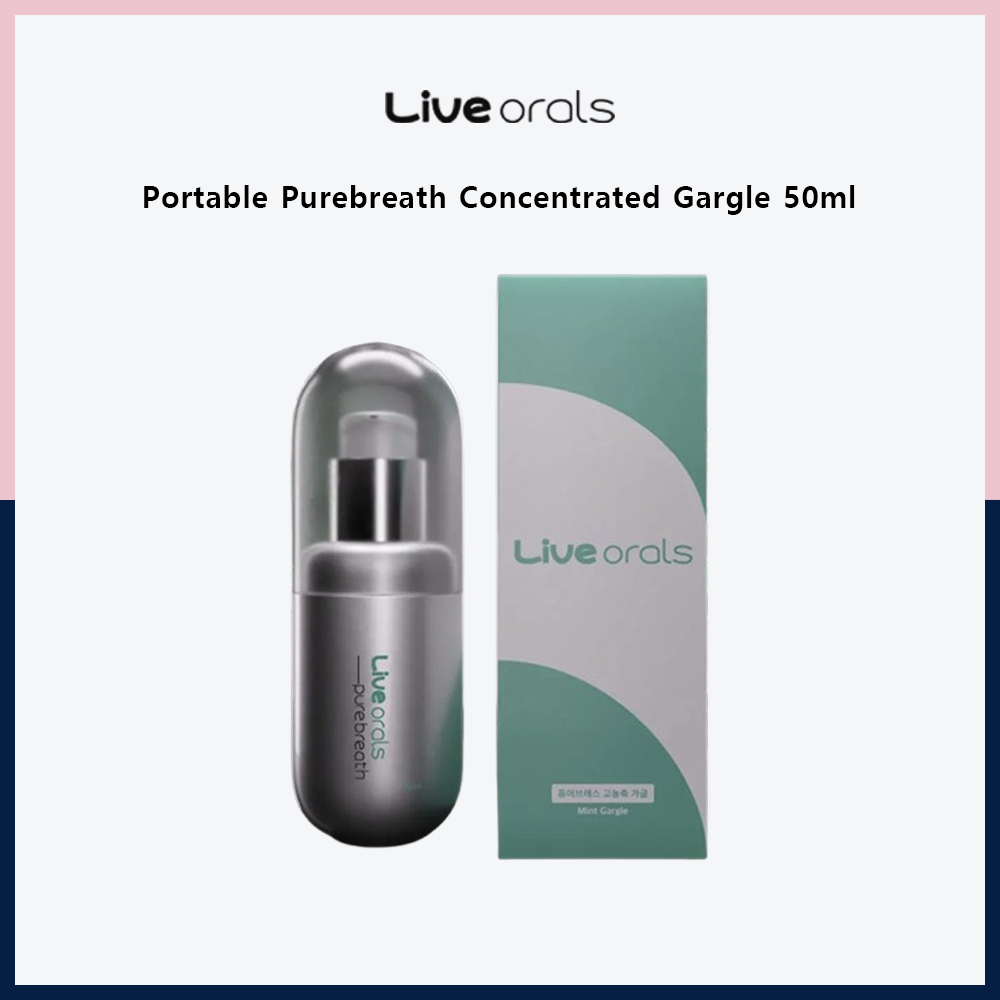 LIVEORALS Portable Purebreath Concentrated Gargle 50 ml (Smell ...