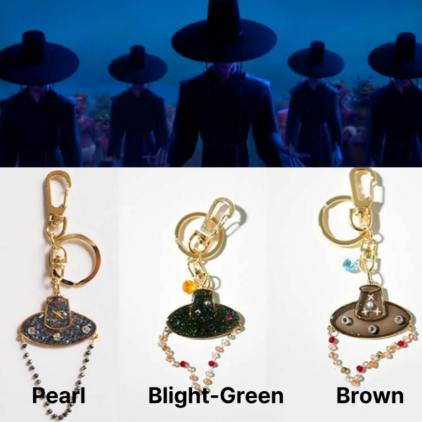 Netflix K-Pop Demon Hunters Saja Boys Style Korea Traditiional Hat Key ...