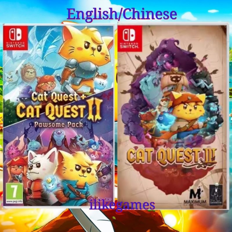 💥Eng/Chi💥 Nintendo Switch NS Cat quest 3 Cat Quest 1+2 Collection 猫咪斗恶龙 ...