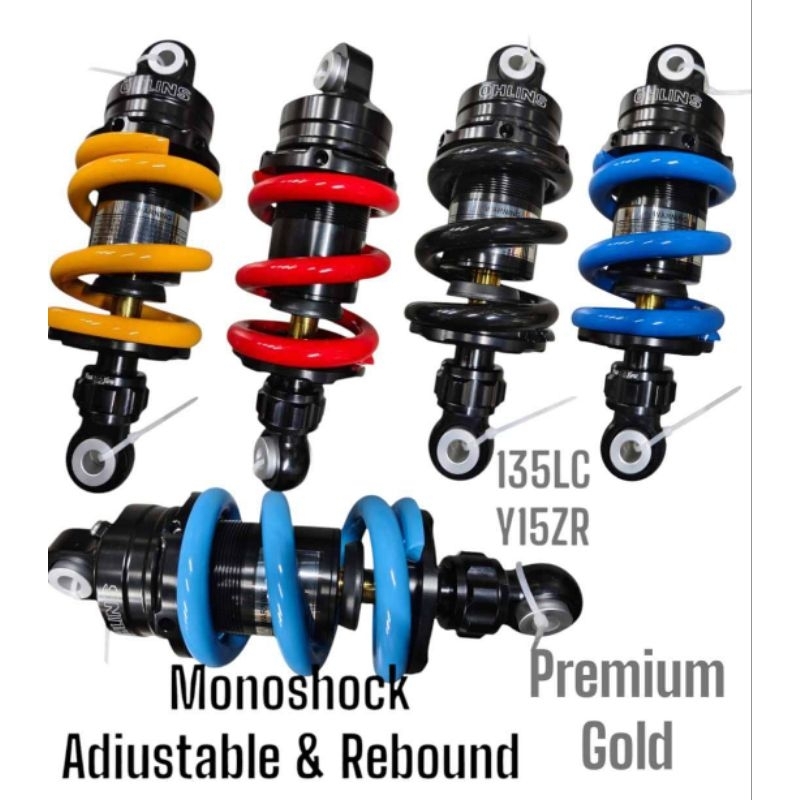 MONOSHOCK ADJUSTABLE & REBOUND 135LC V1-V8 Y15ZR V1-V2 MONO SHOCK ...
