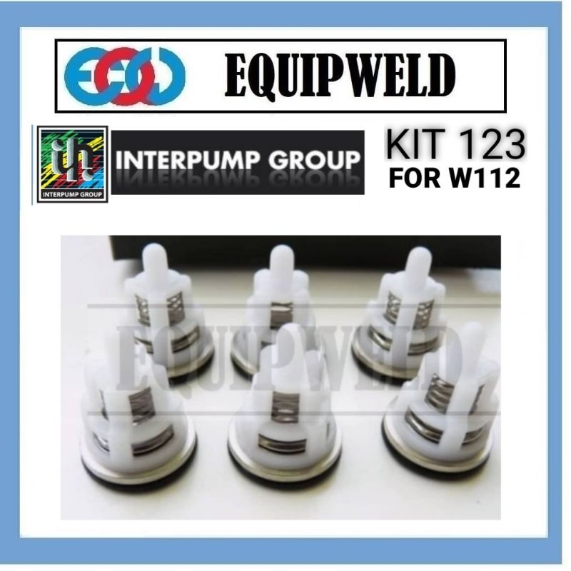 SPARE PART - INTERPUMP KIT 123 VALVE KIT FOR W112 HIGH PRESSURE CLEANER ...
