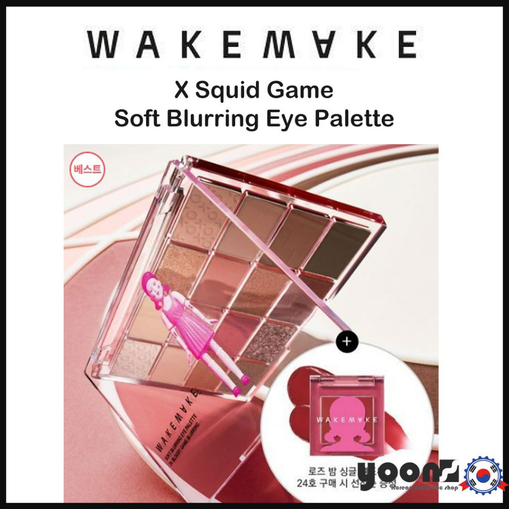 [WAKEMAKE X Squid Game] Soft Blurring Eye Palette_From Korea | Shopee Malaysia