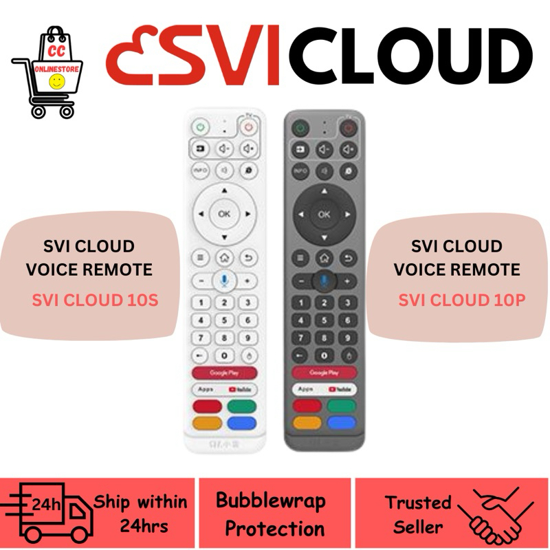 ORIGINAL SVI CLOUD 10TH GENERATION VOICE REMOTE CONTROL FOR 3PLUS 3PRO ...