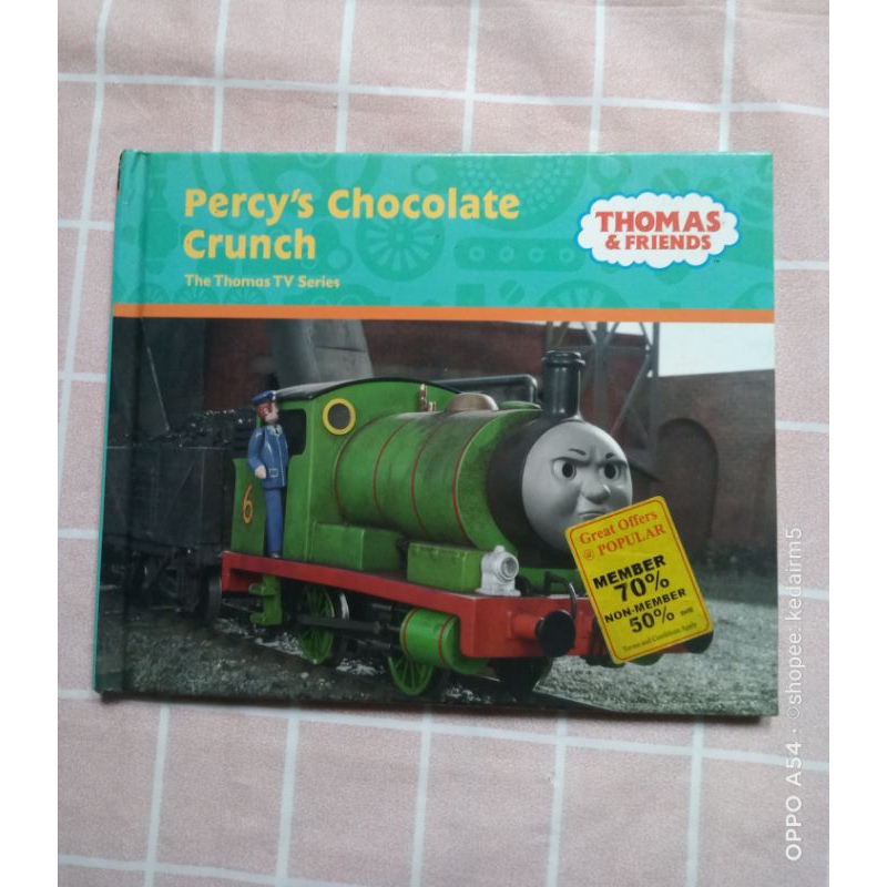 preloved PERCY'S CHOCOLATE CRUNCH Thomas & friends | Shopee Malaysia