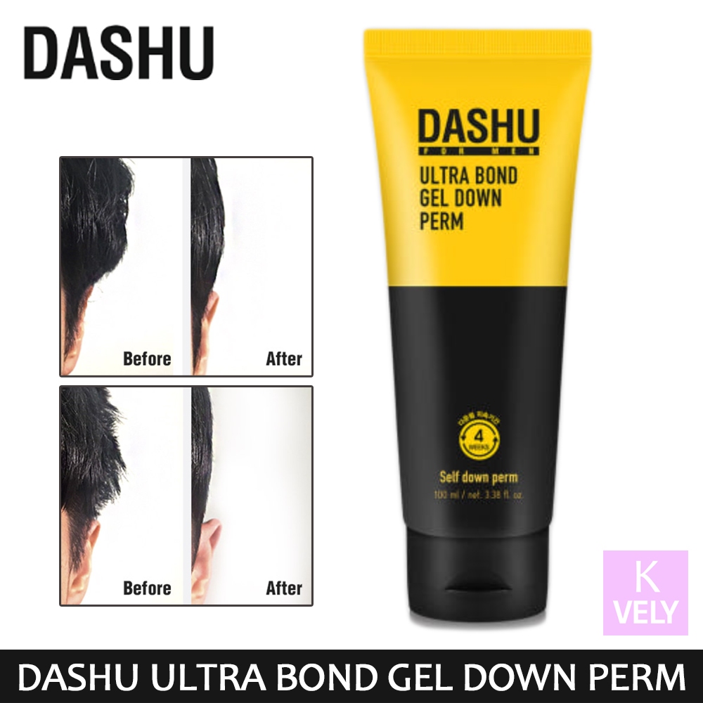 DASHU Ultra Bond Gel Down Perm For Men 100ml (Self Perm Kit) | Shopee ...