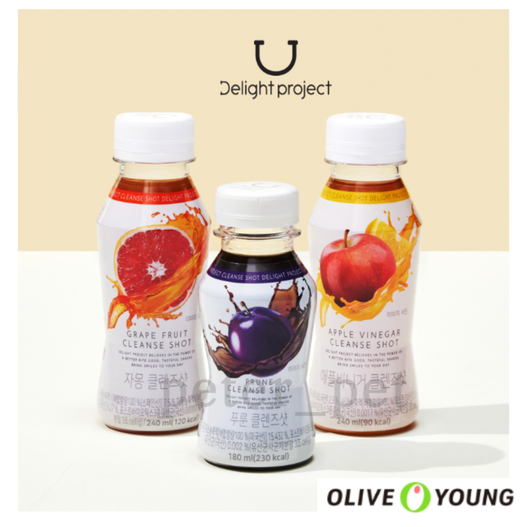 [Korea Delight Project] Olive Young Cleanse Shot Juice 3types / Prune ...
