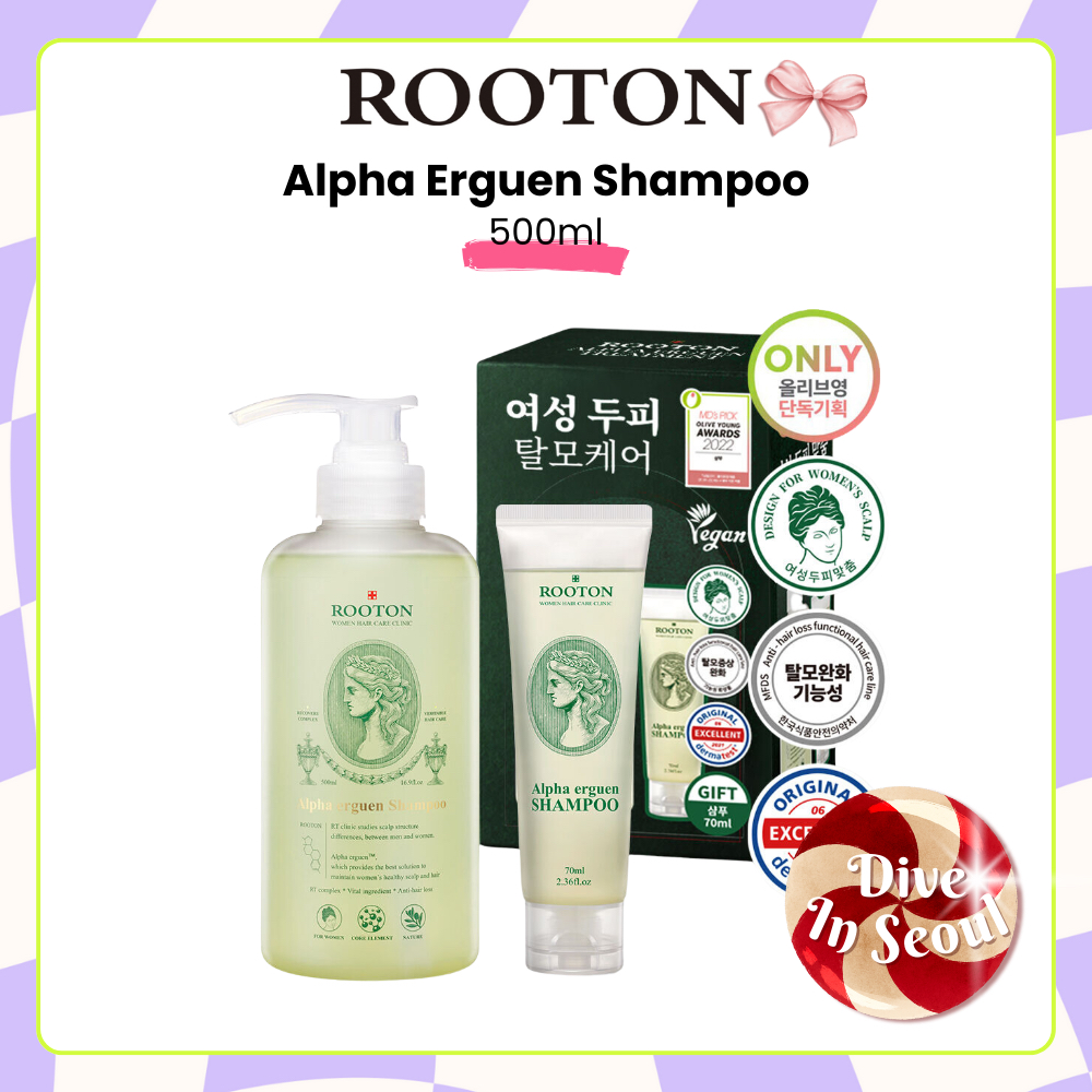 [ROOTON] Alpha Erguen Shampoo – 500ml | Shopee Malaysia