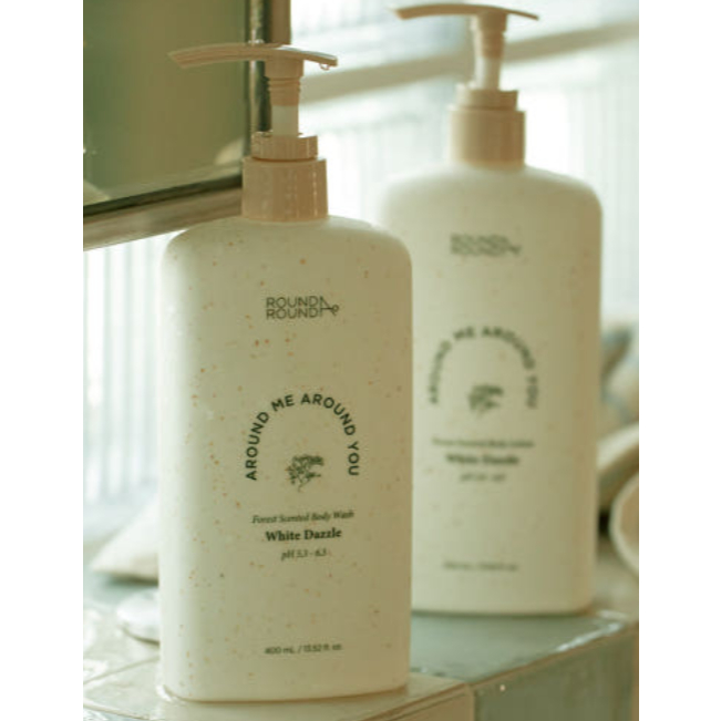 Round Around Forest Scented Body Wash [White Dazzle] 400ml(Popular ...