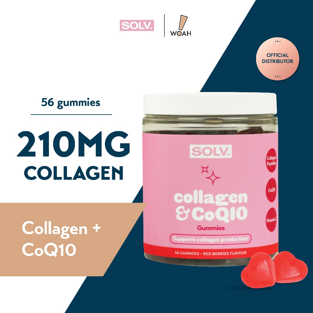 SOLV Collagen CoQ10 Gummies (56 gummies) | Shopee Malaysia