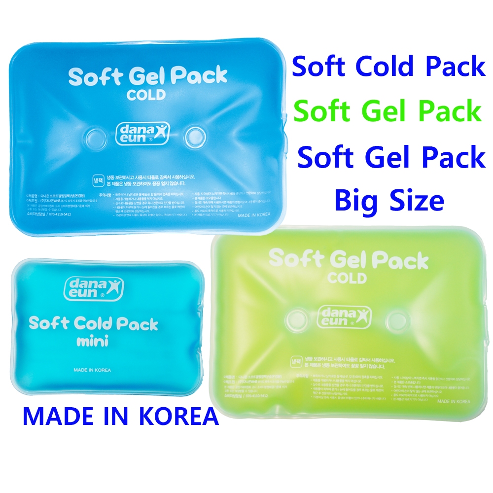 KOREA Soft Gel Mini & Big Cold Pack / Gel Cold Pack /Eye Face Cold Pad ...