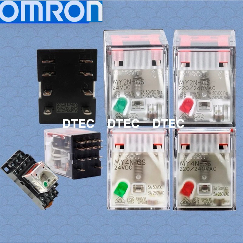 Original Omron Relay New Model MY2N-GS DC12V DC24V AC220V 8pin Relay ...