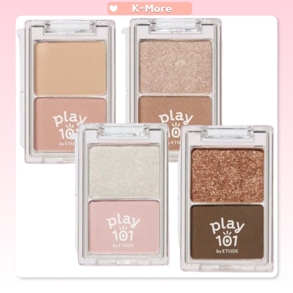 [DAISO] Play 101 by Etude Dual Eye Piece 2-in-1 Eyeshadow | 4 Color ...