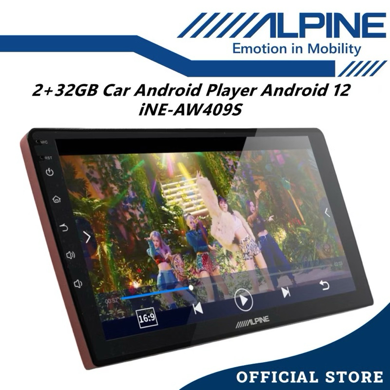 Alpine INE-AW409S ANDROID PLAYER CAR9&10incl Apple car play android ...