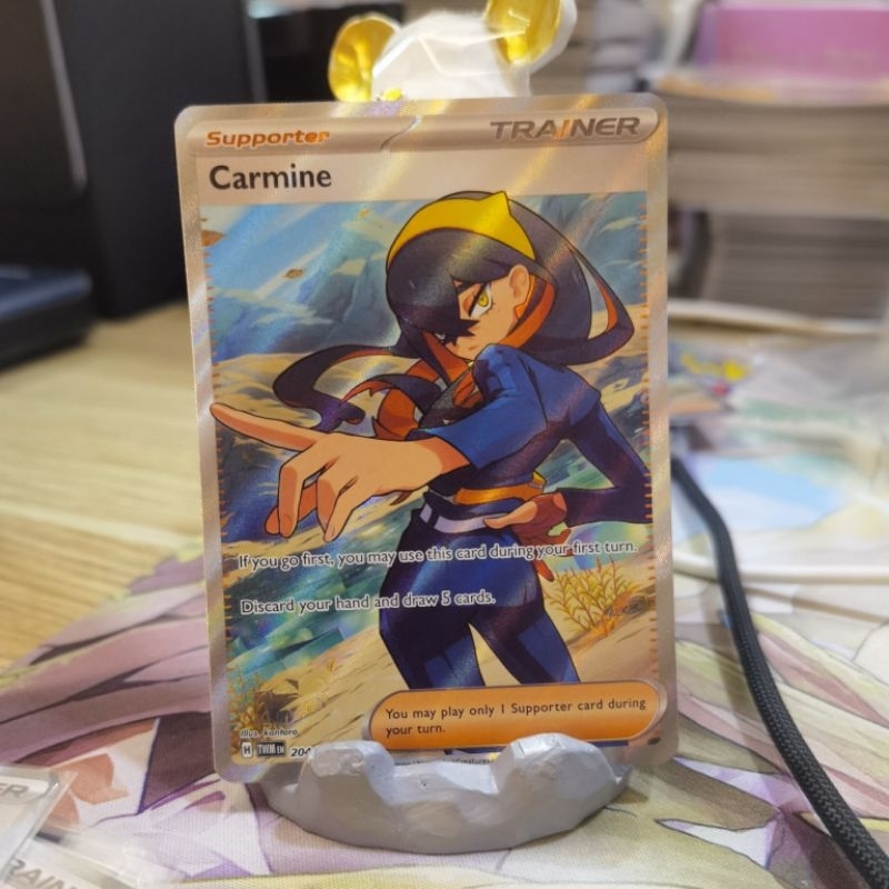Carmine - 204/167 - Full Art Secret Scarlet and Violet: Twilight ...