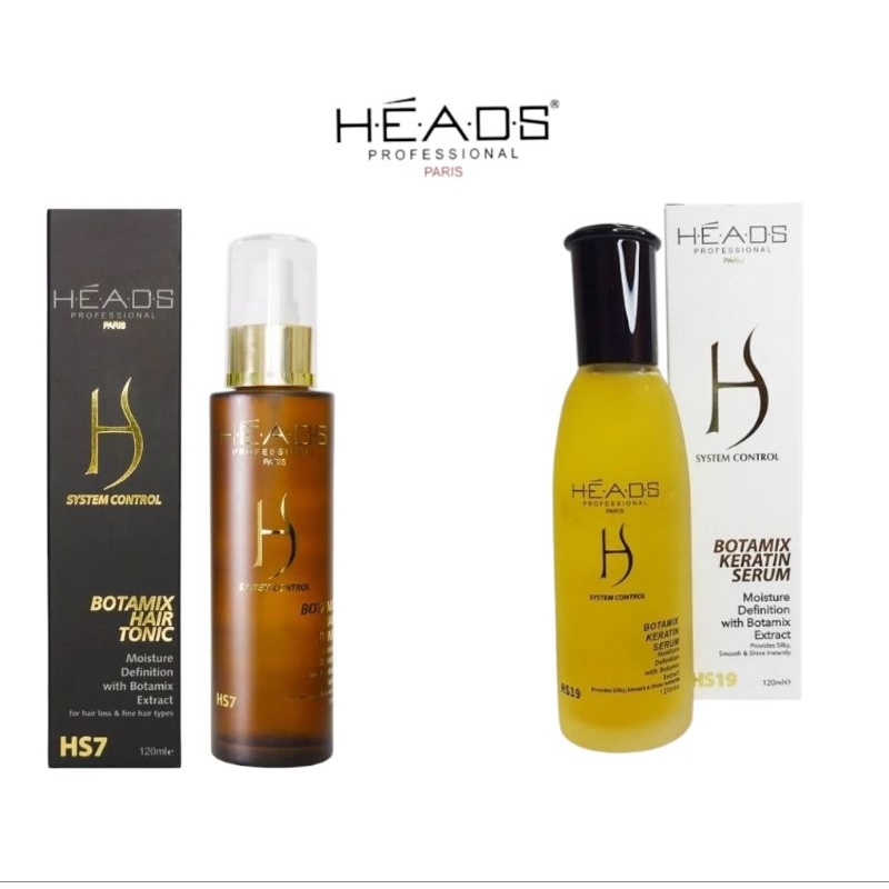 HEADS Professional Botamix Hair Tonic HS7/Heads Keratin Serum HS19 ...
