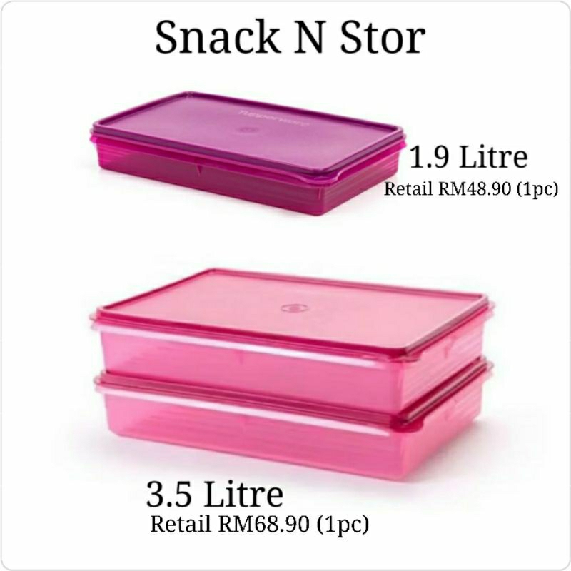 Tupperware B2B Snack N Stor 1pc | Shopee Malaysia