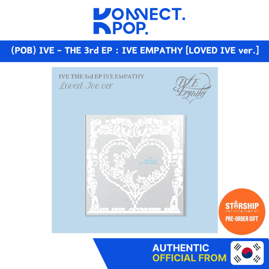 (POB) (LOVED IVE ver) IVE - THE 3rd EP [ IVE EMPATHY ] | Shopee Malaysia