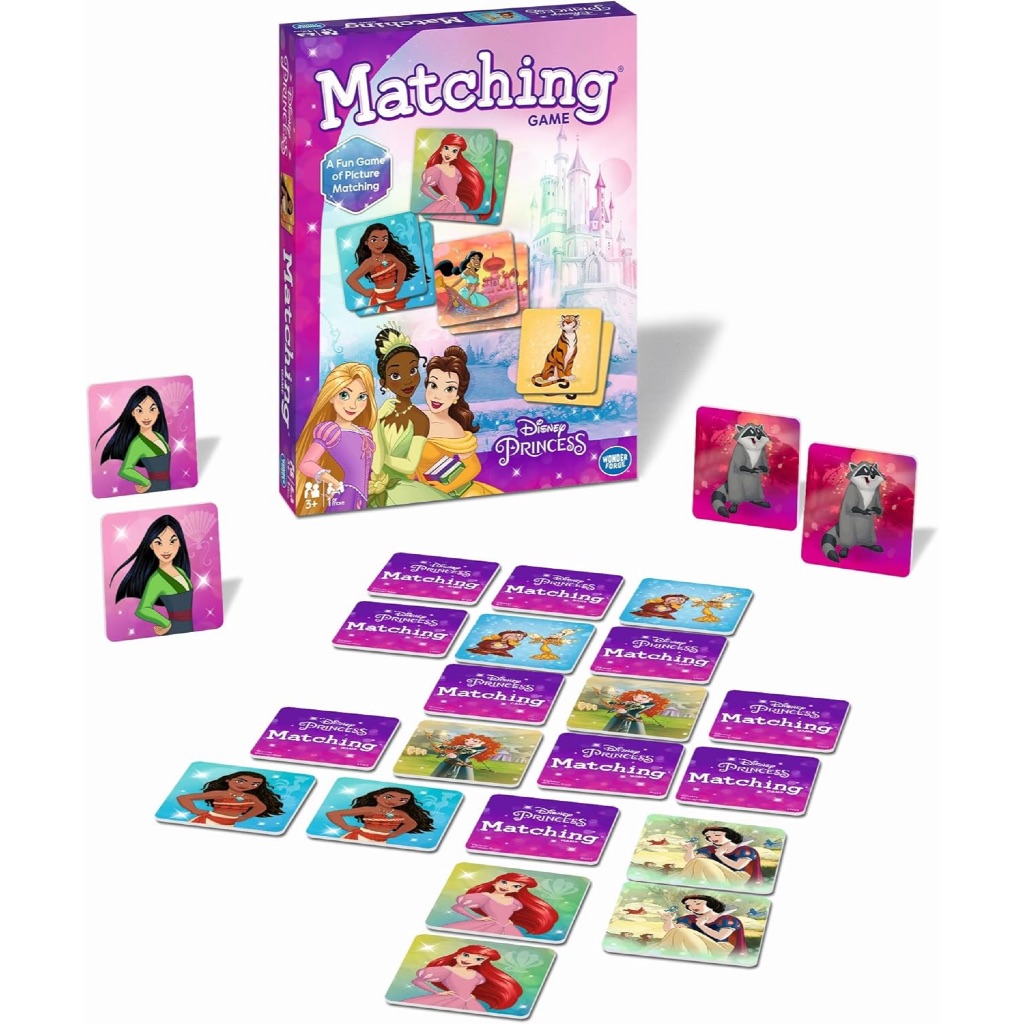 AUTHENTIC Wonder Forge Disney Princess Matching Game | Shopee Malaysia