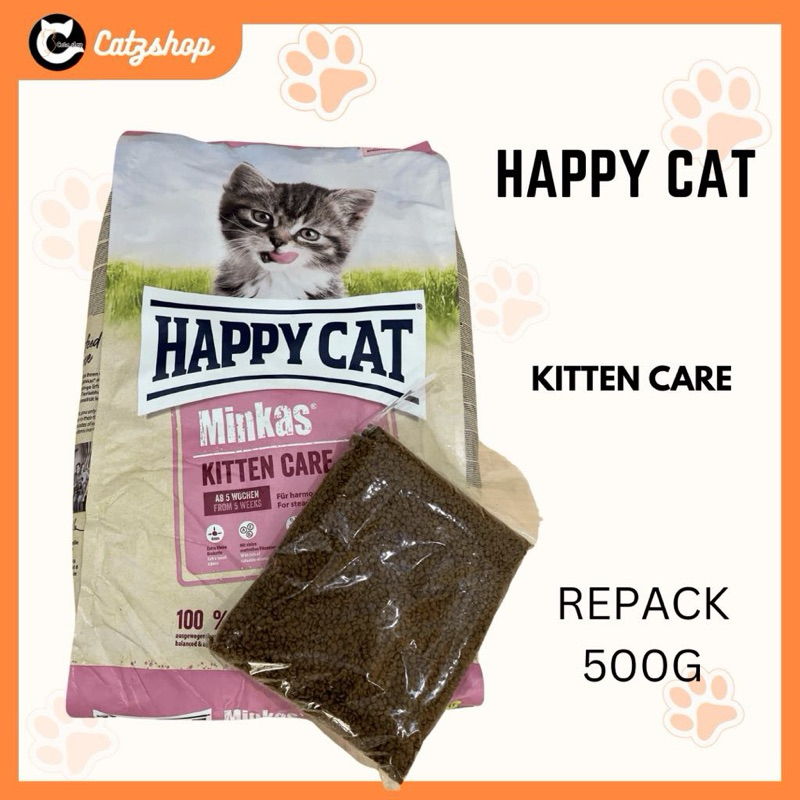 Happy Cat Dry Cat Food 500g Repack | Shopee Malaysia