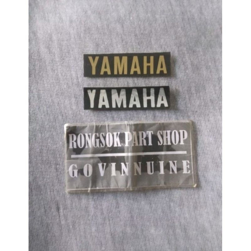 MESIN Rxk rx125 rx k 125 engine crankcase sticker old stock nos ...