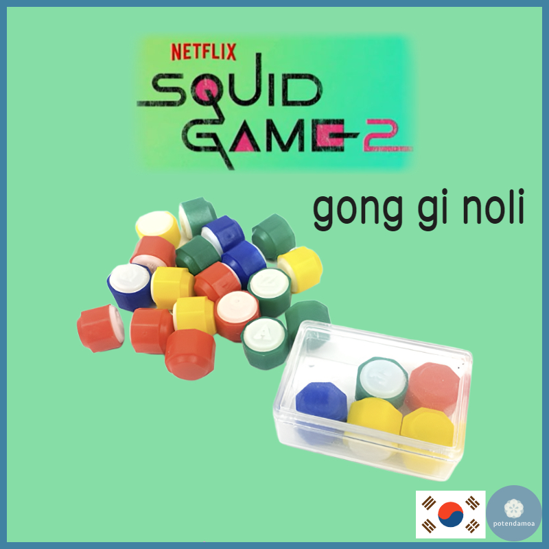 Squid Game Season 2 gonggi/gong-gi/Korean game | Shopee Malaysia