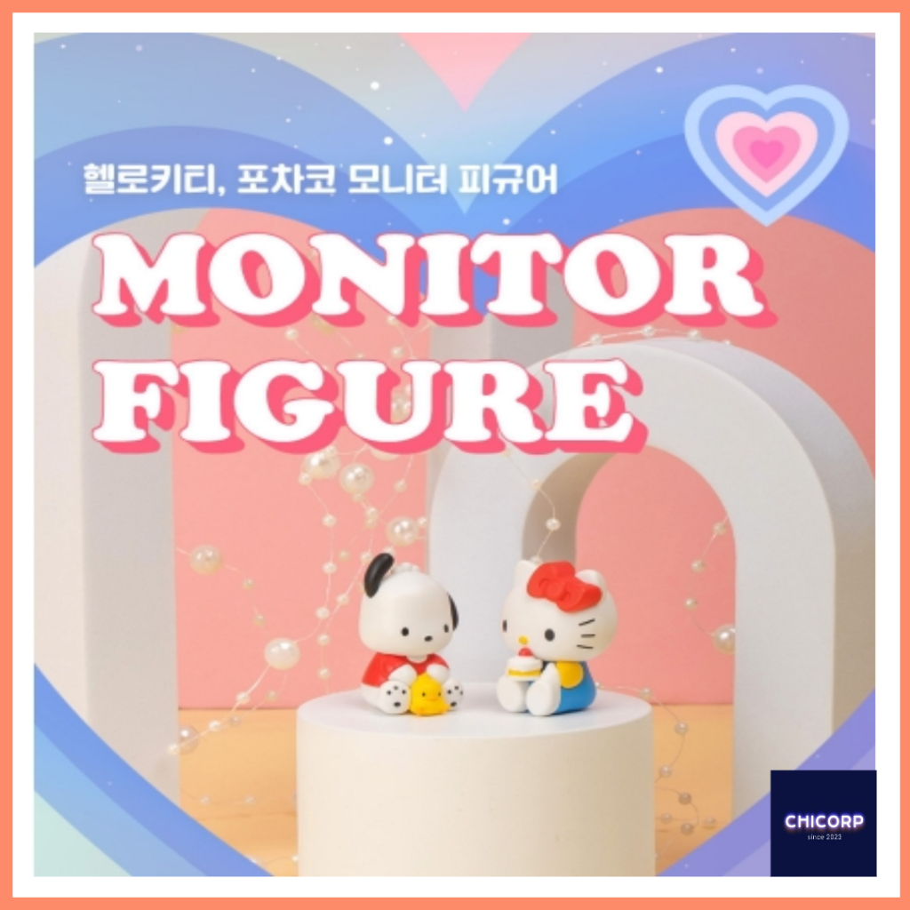 Royche Sanrio Monitor Figure Hello Kitty Pochacco 2type | Shopee Malaysia
