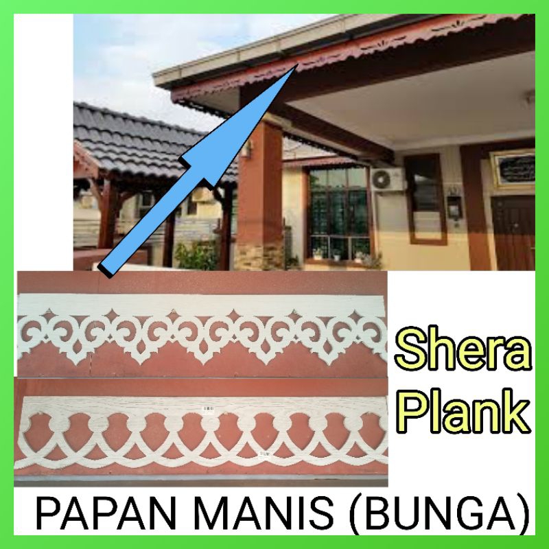 PAPAN MANIS BUNGA (Shera Plank) Panjang 1meter | Shopee Malaysia