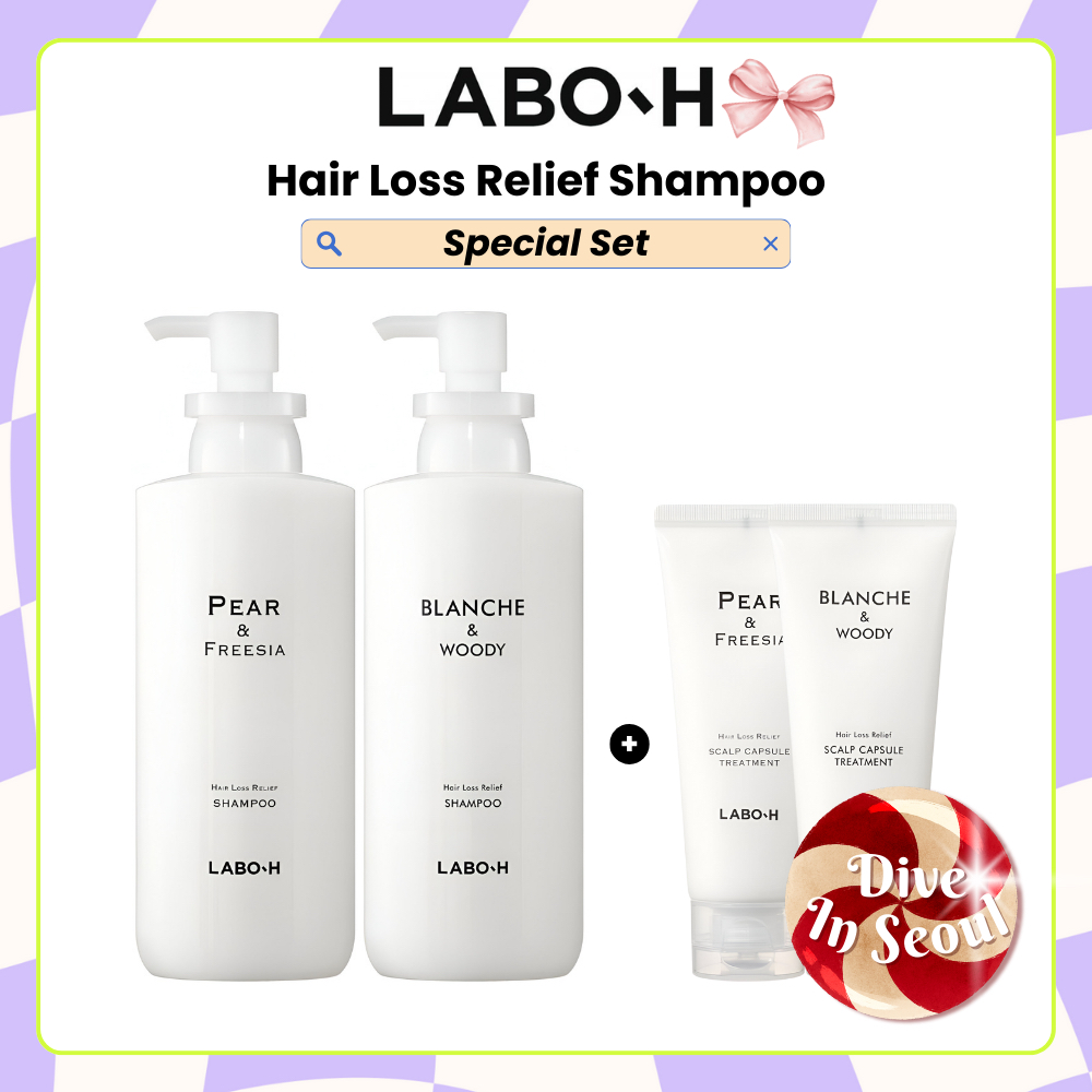 [LABO-H] Hair Loss Relief Scalp Strengthening Shampoo Special Set ...