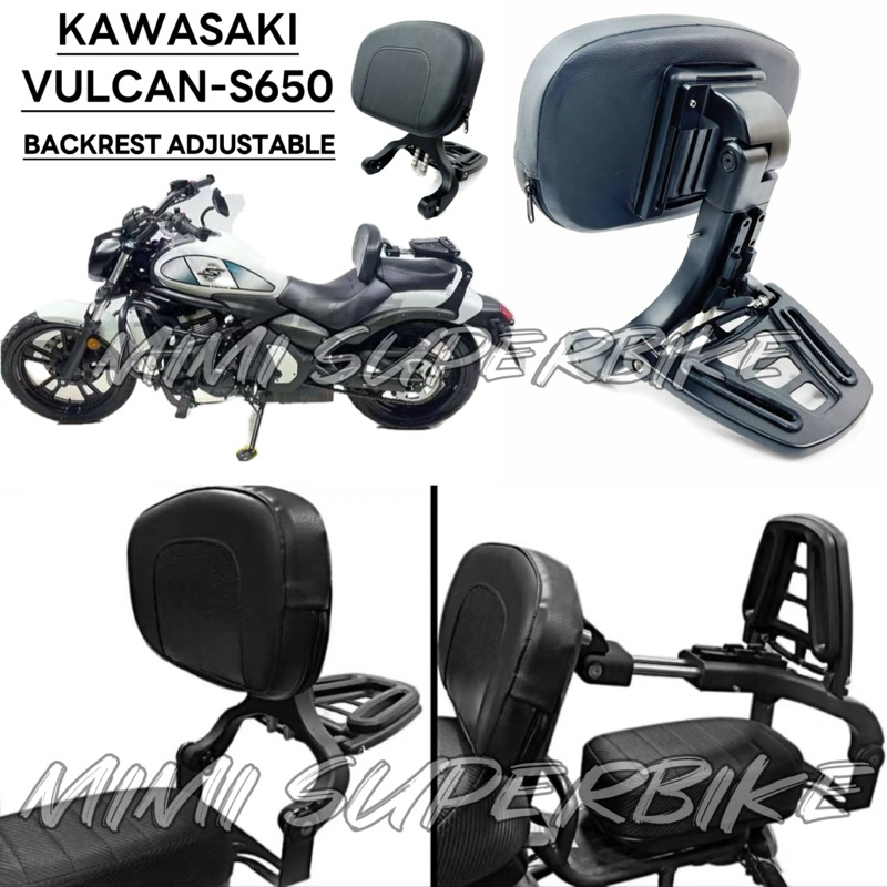 KAWASAKI VULCAN S650 VULCAN S 650 2015 - 2025 BACKREST WITH CARRIER ...