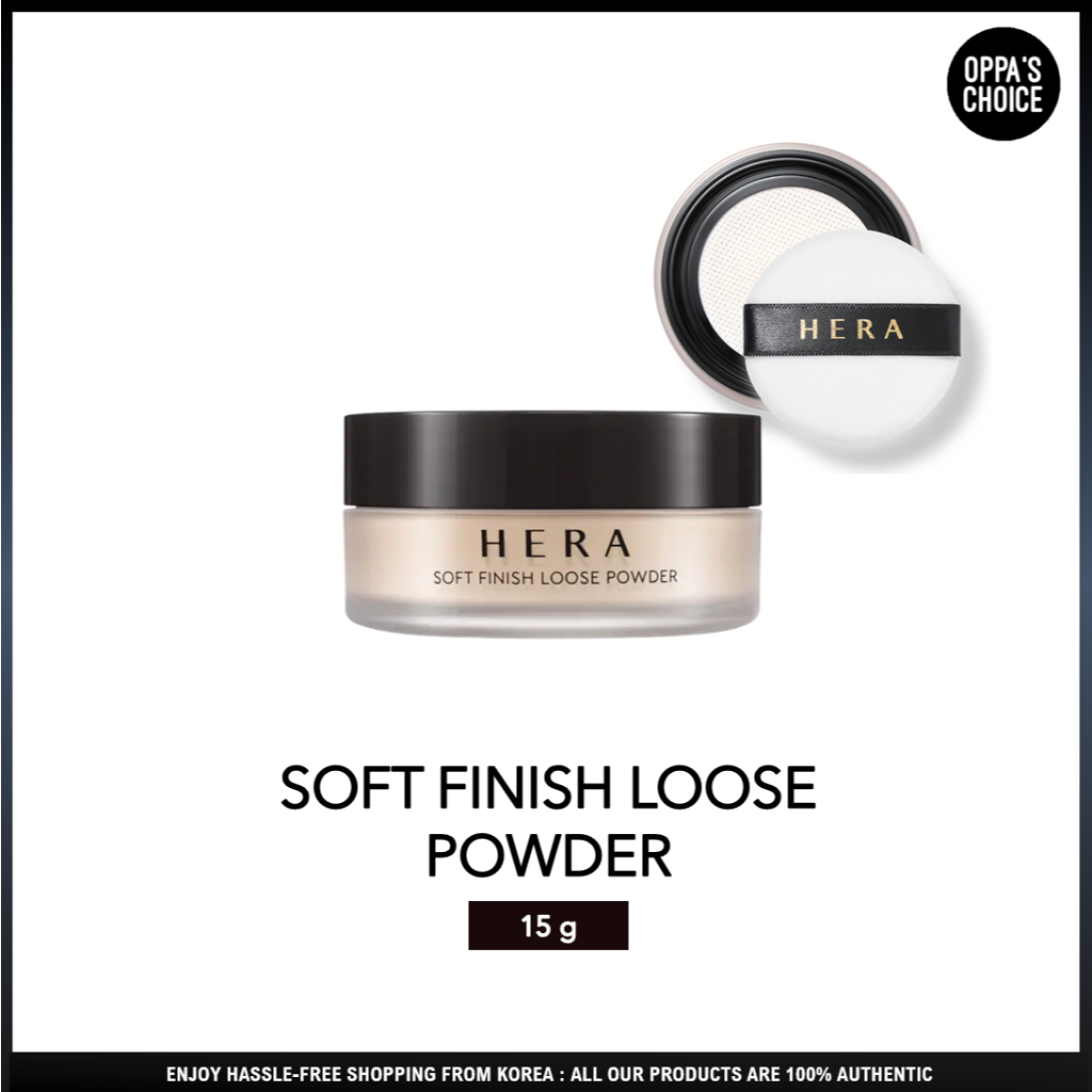 [NEW] HERA SOFT FINISH LOOSE POWDER 15g MAKE UP SETTING LONG LASTING ...