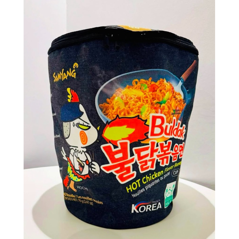 New!! Pink Samyang Giant Ramen Bag/ Black Samyang Buldak Hot Chicken ...