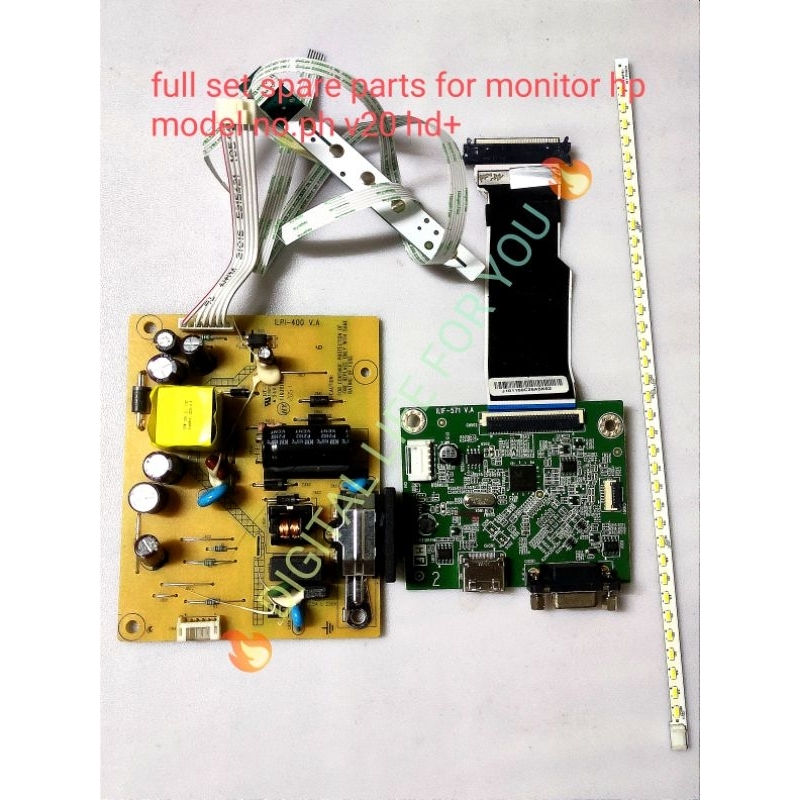ORIGINAL SPAREPART FOR MONITOR HP MODEL NO. HP V20 HD+ | Shopee Malaysia