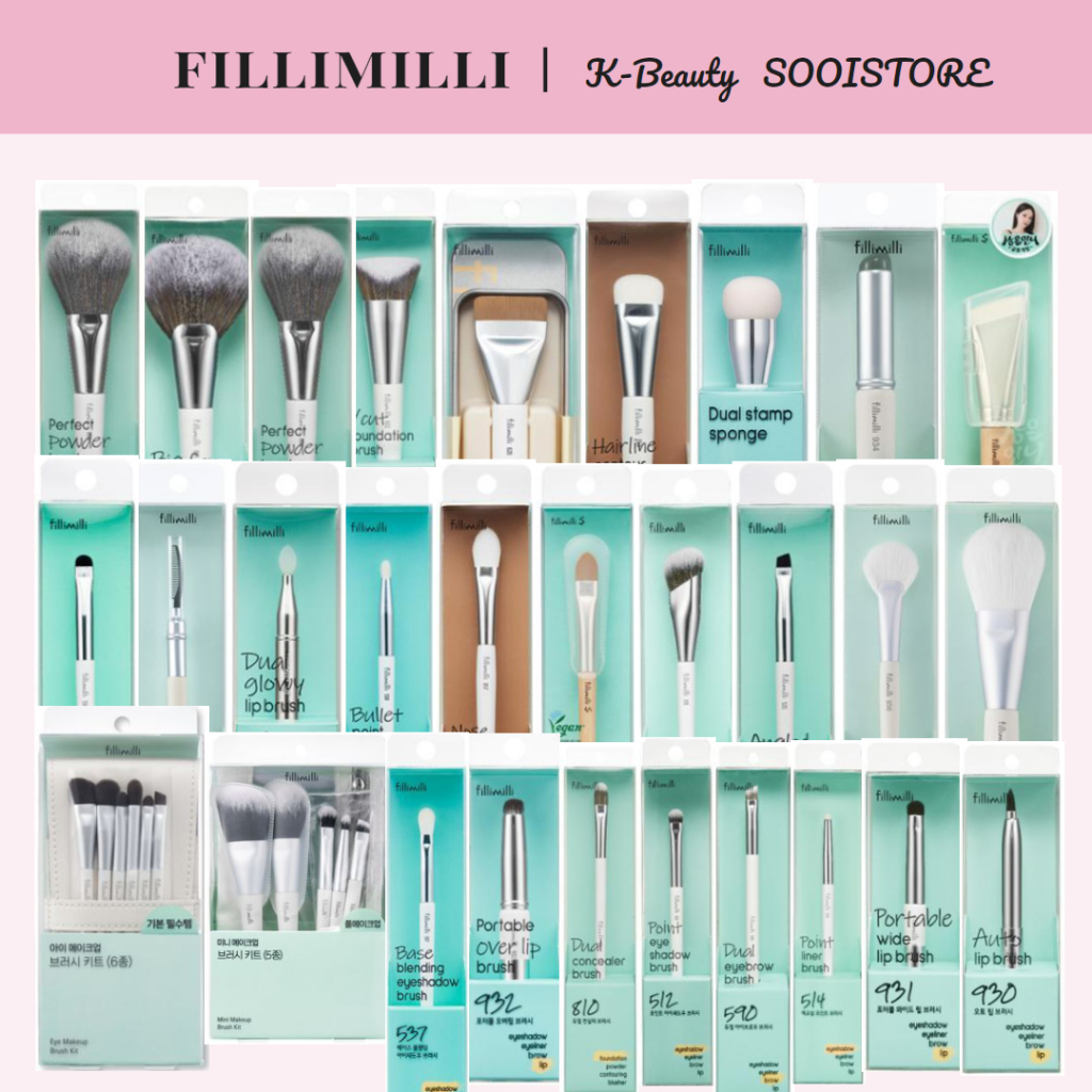 [Fillimilli] Olive Young Makeup Brush 31 types | Shopee Malaysia