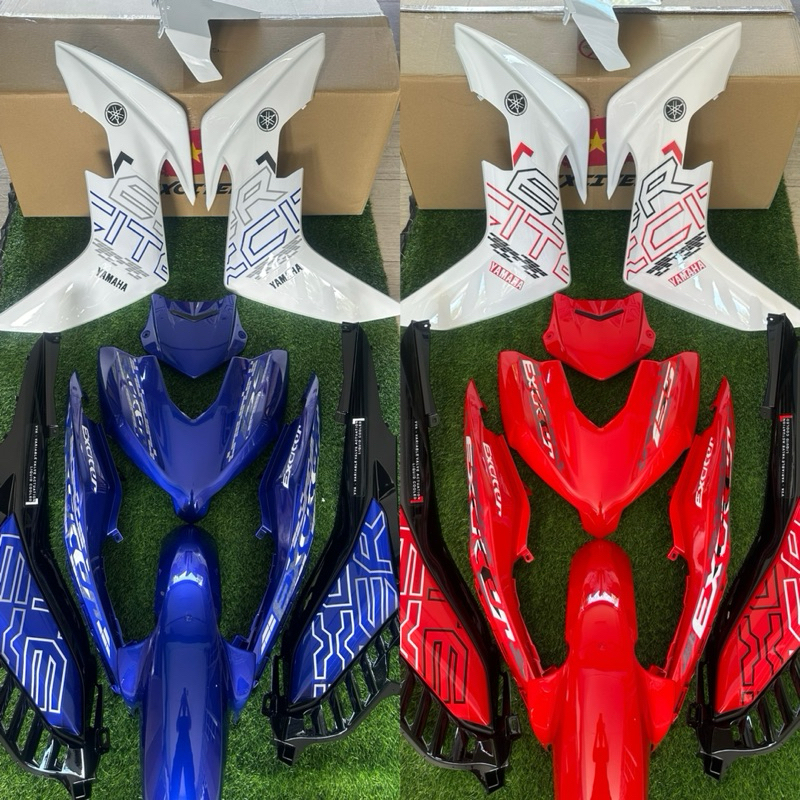 Body coverset Y16 V1 V2 ABS design aerox stiker tanam jenama exciter ...