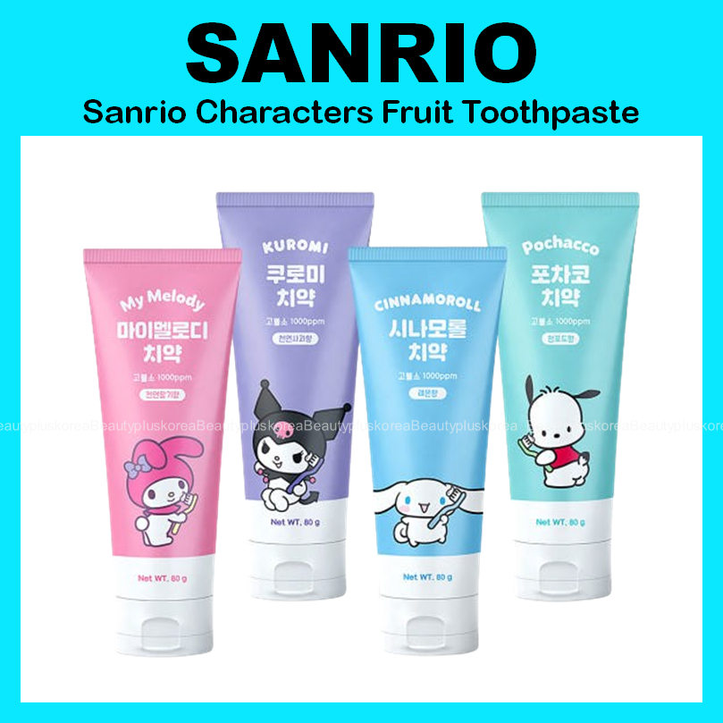 [SANRIO] Sanrio Characters Fruit-flavored Toothpaste (Mymelody / Kuromi ...