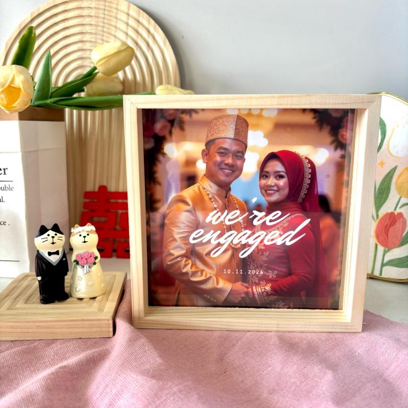 Photo Frame Photo Printing Wedding Gift Couple Family Hadiah 打印照片相框 ...