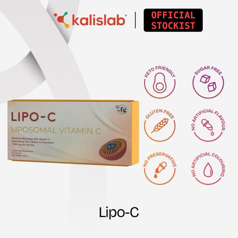 [HOT SALE] LIPO-C Liposomal Vitamin C 1000 mg |SACHET| (Made in Malaysia)[Daily Shipping ...