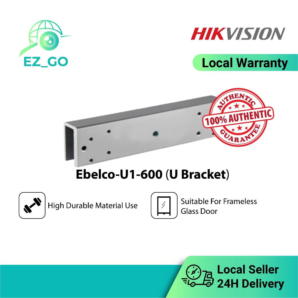 [SG SELLER] Ebelco U Bracket U1-600 for EM Lock mount to ZL Bracket for ...