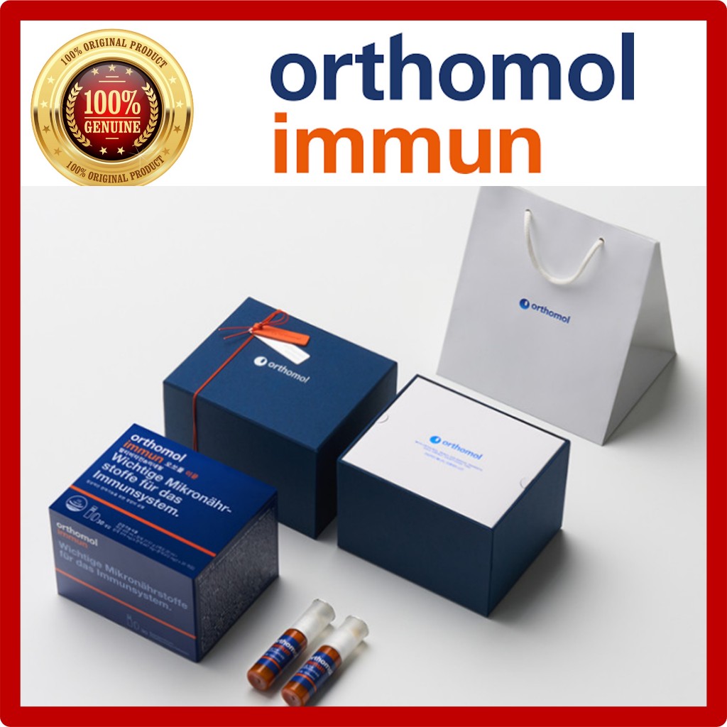 [Orthomol] Immun Powder Gift Sets / Immune Support Supplement, 30-Day ...