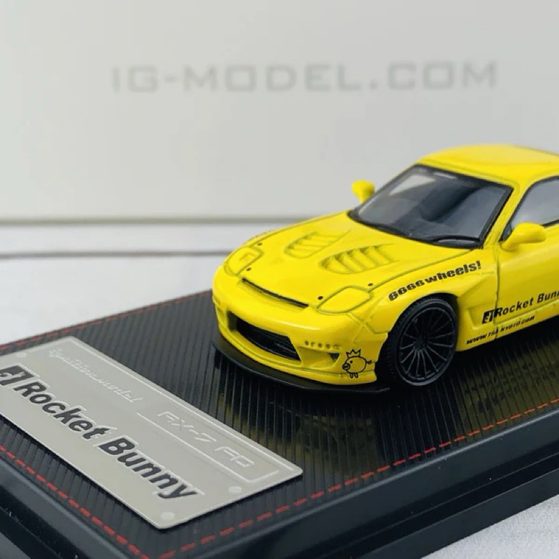 IGNITION MODEL x TARMAC WORKS ROCKET BUNNY RX-7（FD3S）YELLOW | Shopee Malaysia