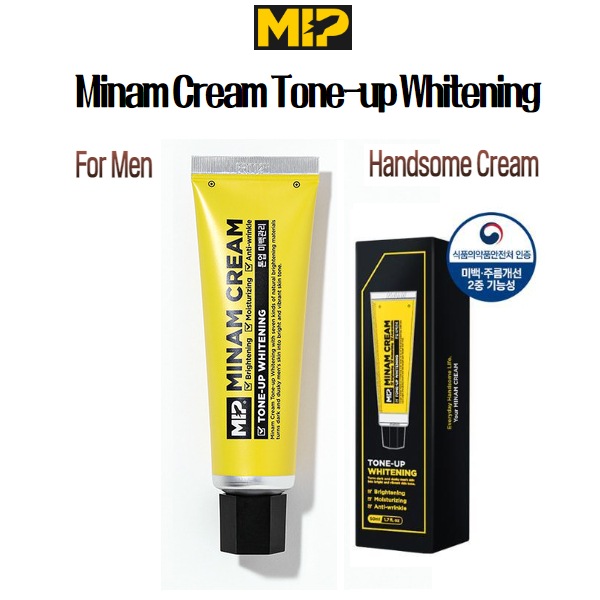 MIP For Men Minam Handsome Cream Tone-up Whitening 50ml | Shopee Malaysia