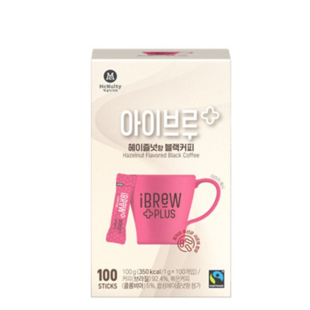 Mcnulty Ibrew Plus Hazelnut Flavor - 100 Pack | Rich & Aromatic Coffee ...