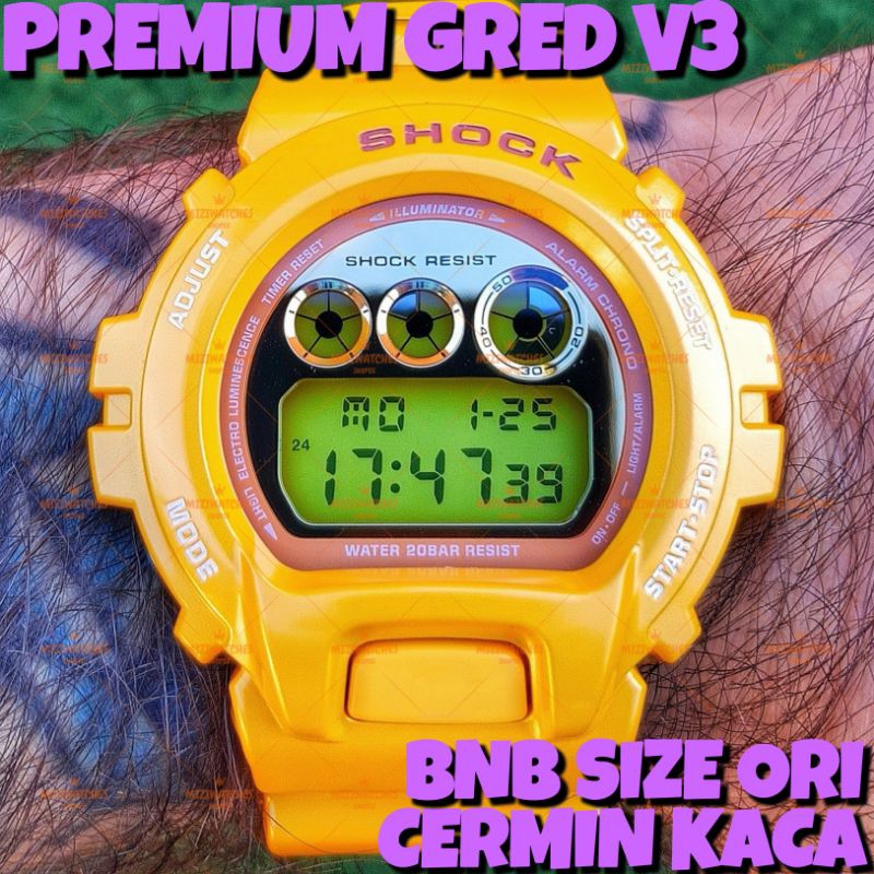 Dw6900 SB9 CRAZY COLOUR MANGO KUNING YELLOW CERMIN KACA KID CUDI SN4 ...