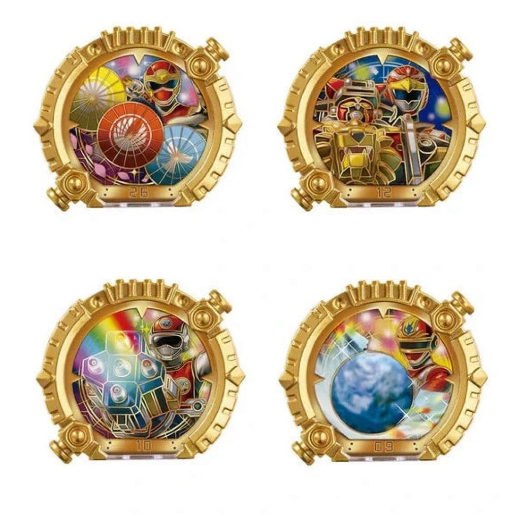 No.1 Sentai Gozyuger GP Sentai Ring 02 (4 Pieces, Gachapon) - Bandai ...