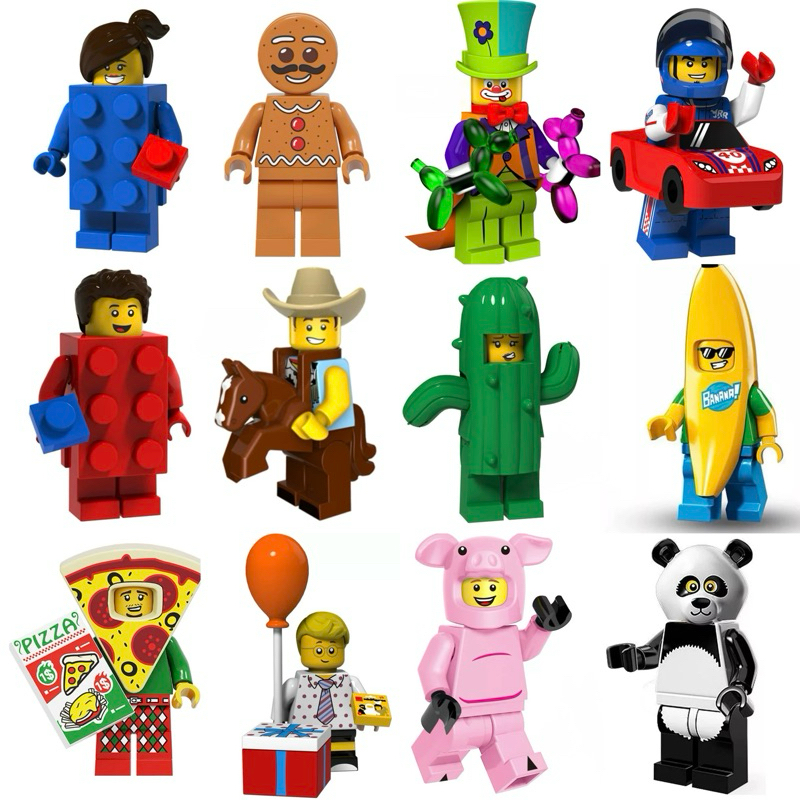 Birthday boy Gingerbread Man Cactus clown Rabbit bicycle Panda Building ...