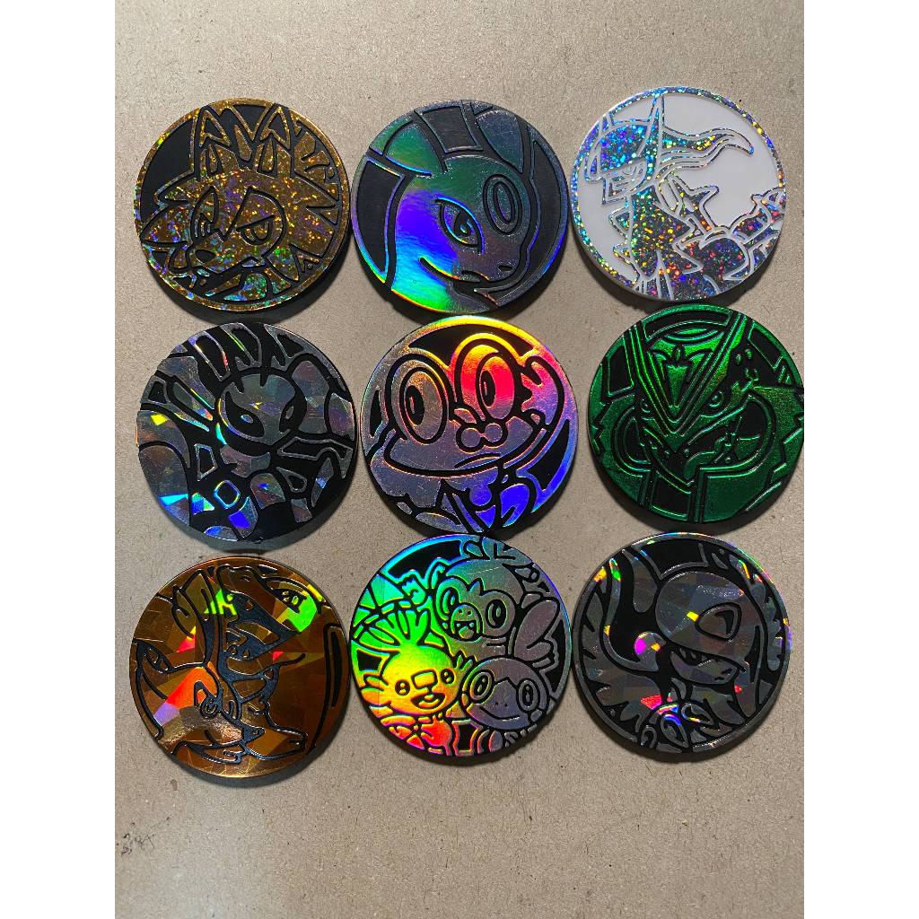 Pokemon TCG coins 3.5cm diameter | Shopee Malaysia