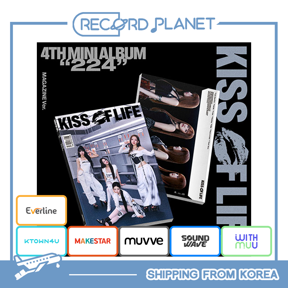 [POB] KISS OF LIFE - 4th Mini Album [224] (Magazine Ver.) | Shopee Malaysia